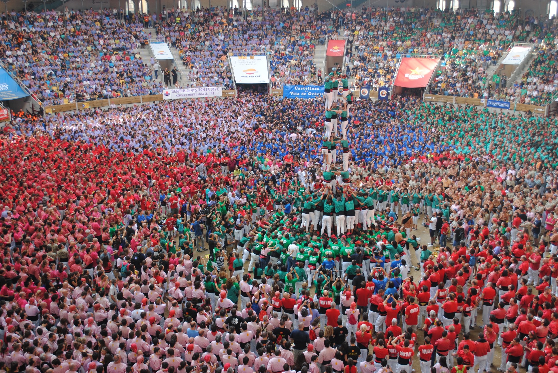 Le plus grand spectacle de Castellers en Catalogne